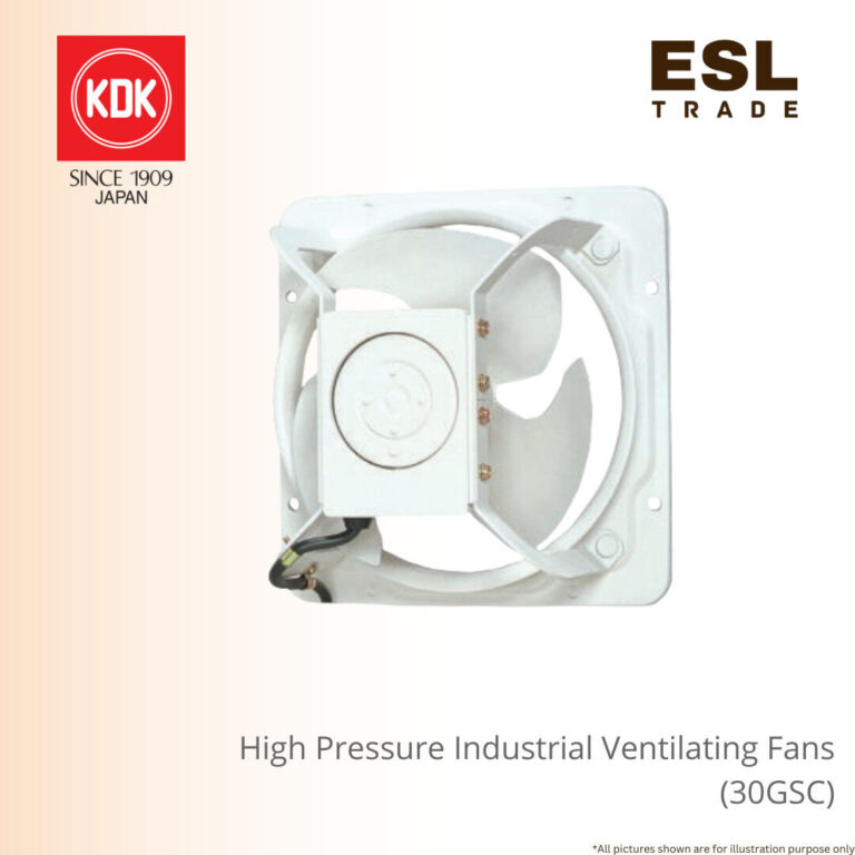 KDK High Pressure Industrial Ventilating Fan 12" - 30GSC High ...