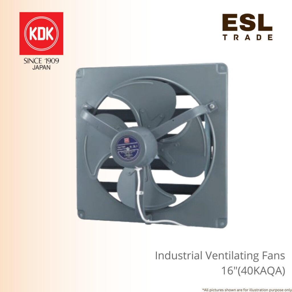 KDK Industrial Ventilating Fan 16"- 40KAQA High Efficient | ESL Trade ...