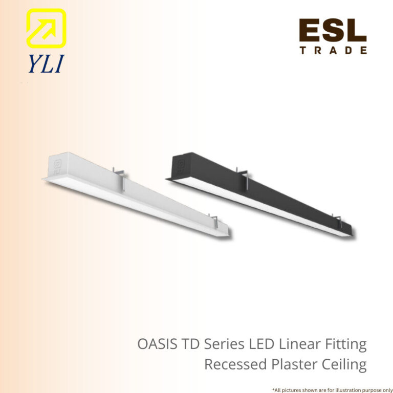 YLI OASIS TD Series LED Linear Fitting (Recessed Plaster Ceiling) - ESL ...