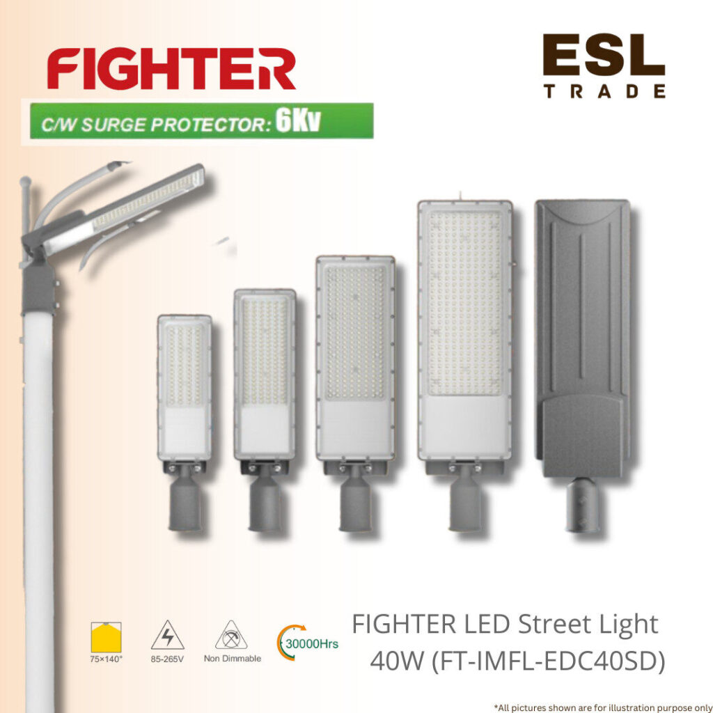 FIGHTER LED Street Light 100W/150W/200W IP Rating IP 65 - High Power ...