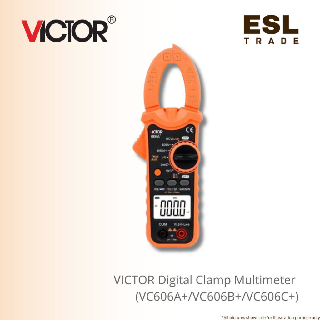 VICTOR Digital Clamp Multimeter VC606A+/VC606B+/VC606C+ Series ...
