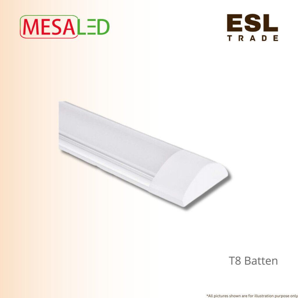 MESaled T8 LED Batten Light 2FT 4FT 20W 40W | ESL Trade