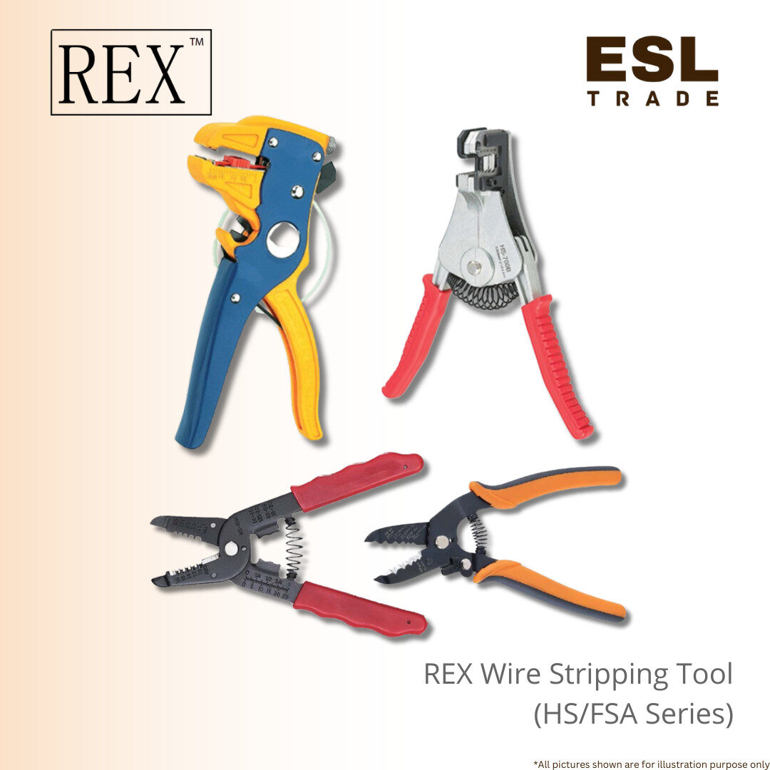 REX Cable Stripping Tool 0.2-6mm² HS Series - Excellent Flawless Strips ...