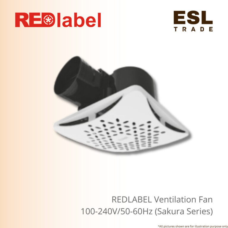 REDLABEL Ventilation Fan 100-240 V/50-60Hz Sakura Series - Energy ...