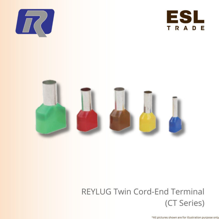 REYLUC Twin Cord-End Terminal [0.5-6mm²] CT Series Secure Connections ...