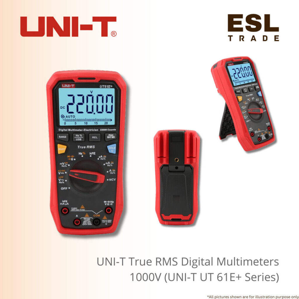 UNI-T 1000V True RMS Digital Multimeters UNI-T UT 61E+ Series ...