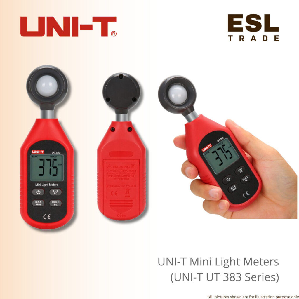 UNI-T Mini Light Meters UT 383 Series - Smart Light Measurement Tool ...