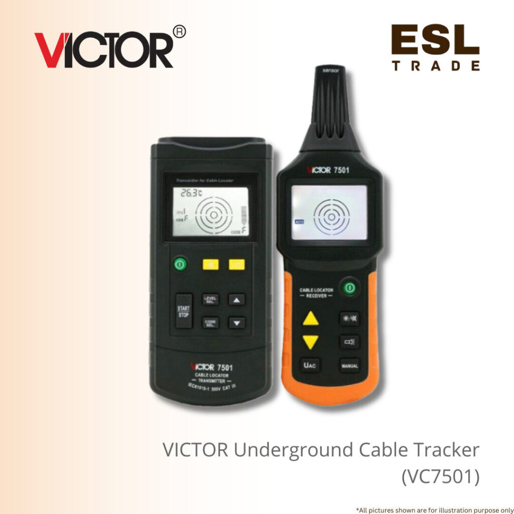 VICTOR Underground Cable Tracker VC7501 Series - Accurate Underground ...