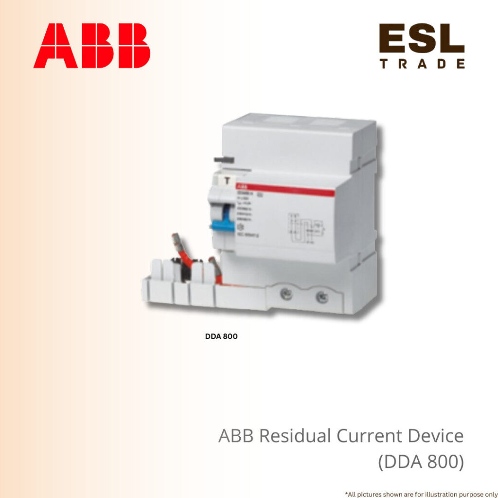 ABB Residual Current Device RCD DDA 800 - Excellent Modular Earth Fault ...