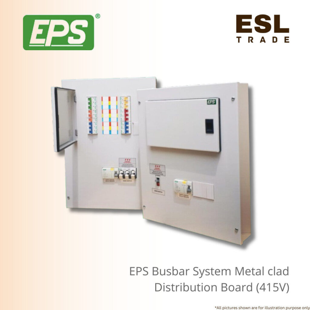 EPS Busbar System Metal Clad Distribution Board 415V (4 To 20 Ways ...