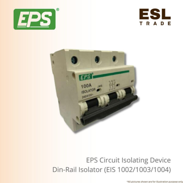 EPS Circuit Isolating Device Din-Rail Isolator 240/415V AC 100A JMS ...