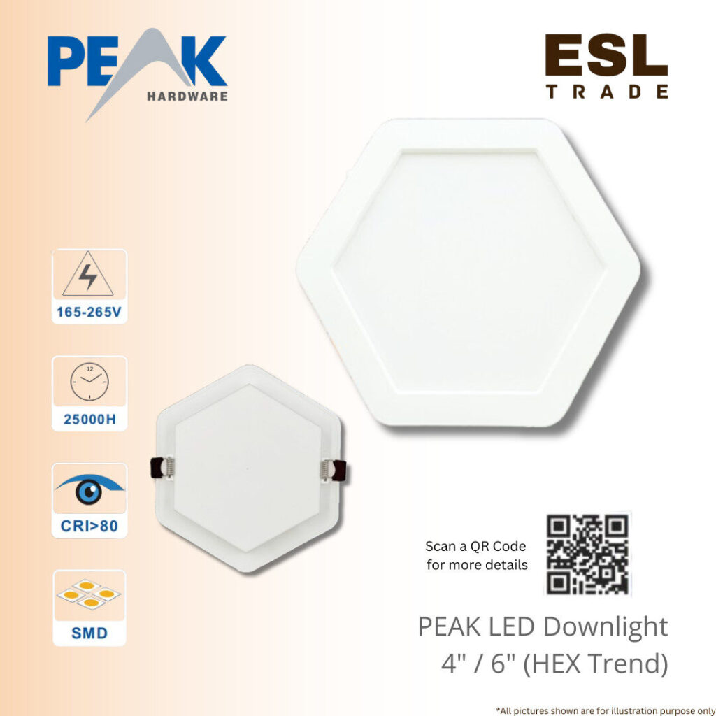 PEAK HEX Trend Modular & Customizable 15W 165 - 265V SIRIM Certified ...