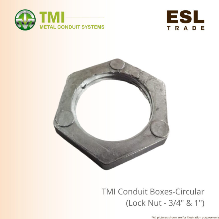 TMI Metal Conduit Box Lock Nut (FA) (3/4″ & 1″) – Excellent For Secure ...