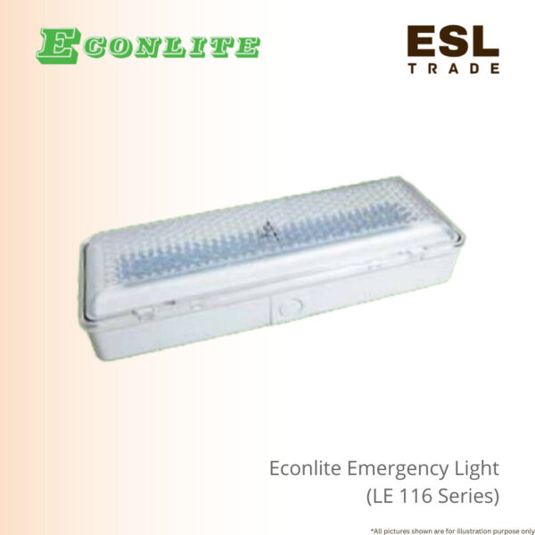 Econlite LED Emergency Light LE 116 Series New Luminaire 8W Excellent ...