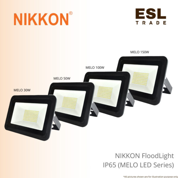 NIKKON MELO Industrial LED Floodlight 30W To 400W IP65 Excellent ...