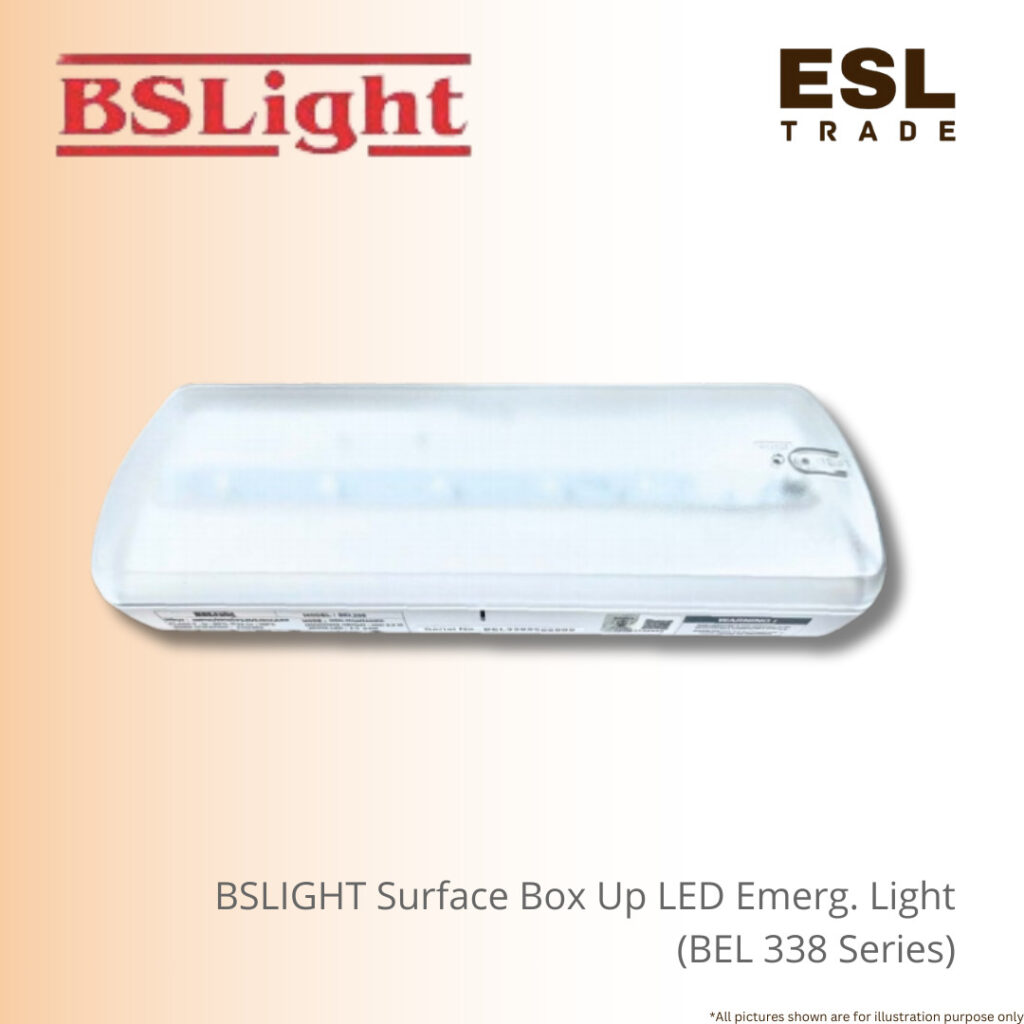 BSLIGHT Surface Box Up LED Emergency Light BEL 338 BOMBA & SIRIM ...