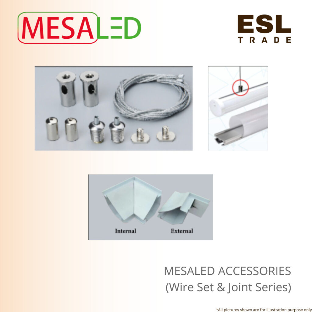MESALED Professional Aluminium Profile Accessories Excellent For ...